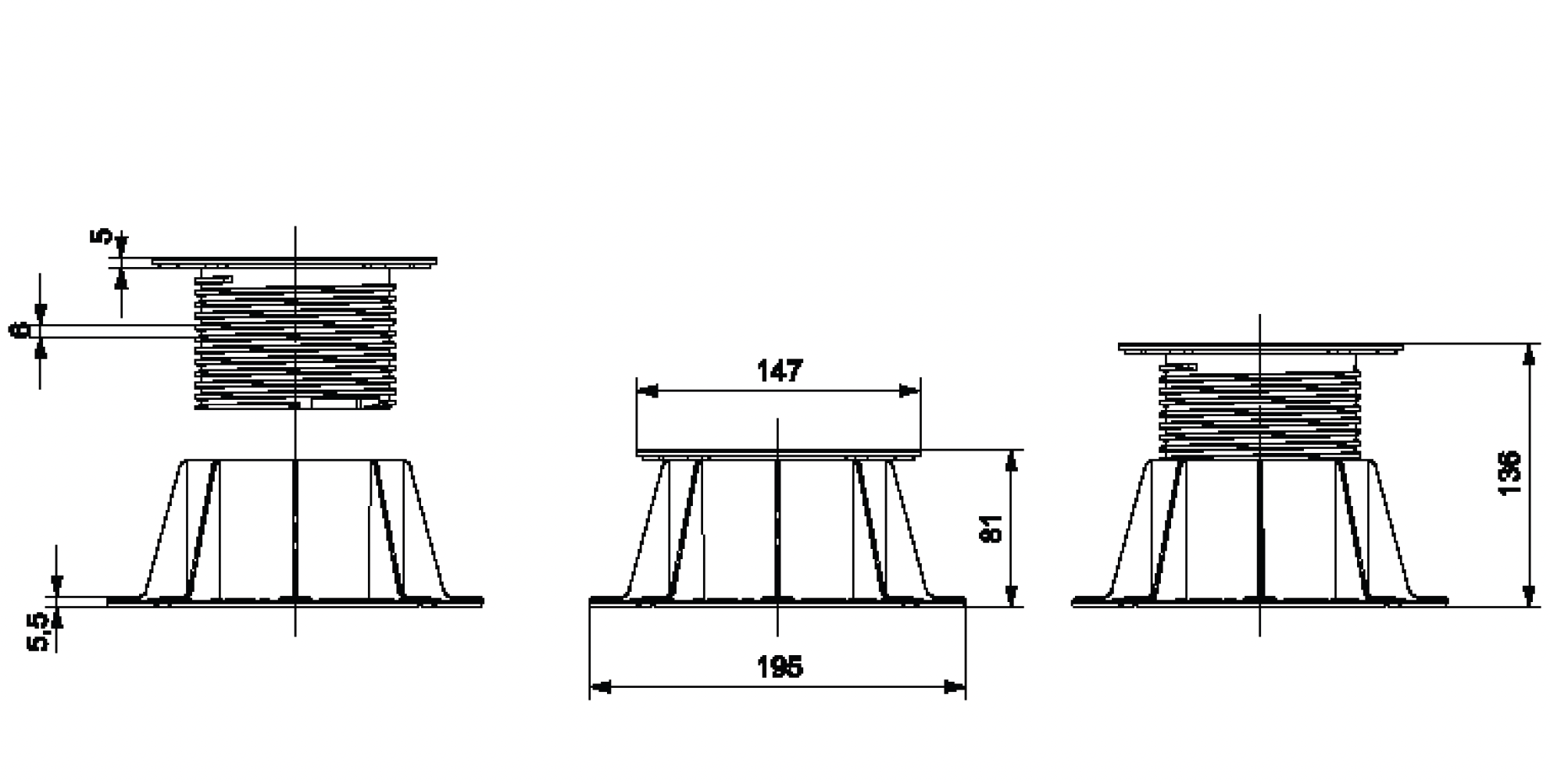 Plastic Adjustable Raised Flooring Pedestals | We Are SDG
