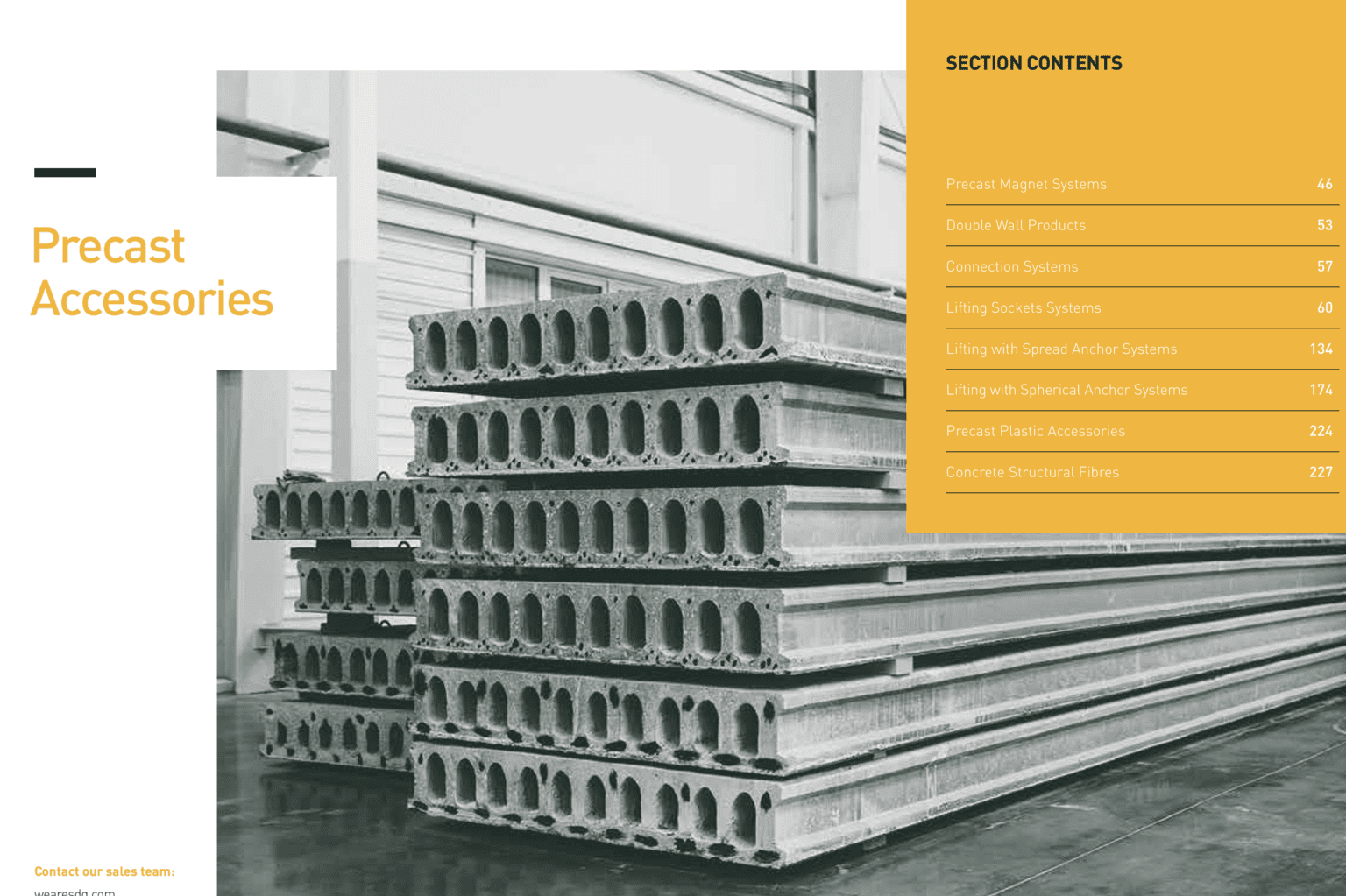 Precast Accessories Product Brochure | We Are SDG